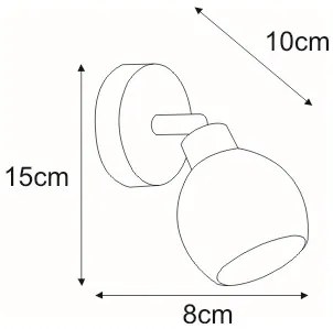 Nástěnné svítidlo K-W9528/1 z řady AZELA