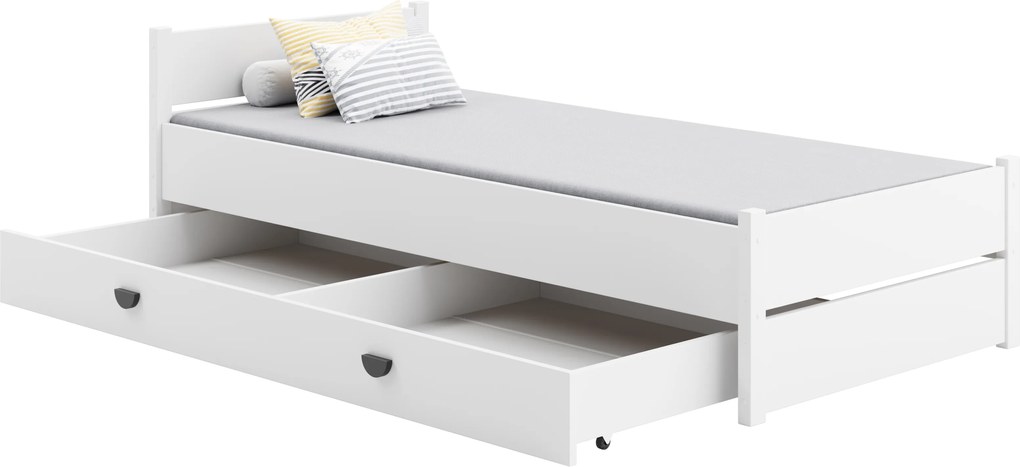 ADRK Furniture Dětská postel s matrací a šuplíkem MARCELLO CH-MAR-02-200