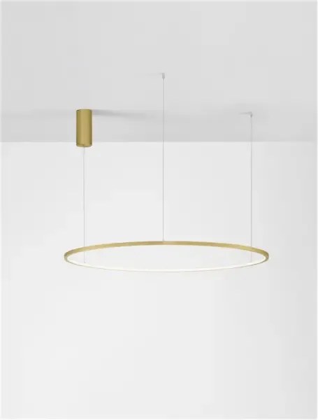 LED lustr Tarquin 100 zlaté