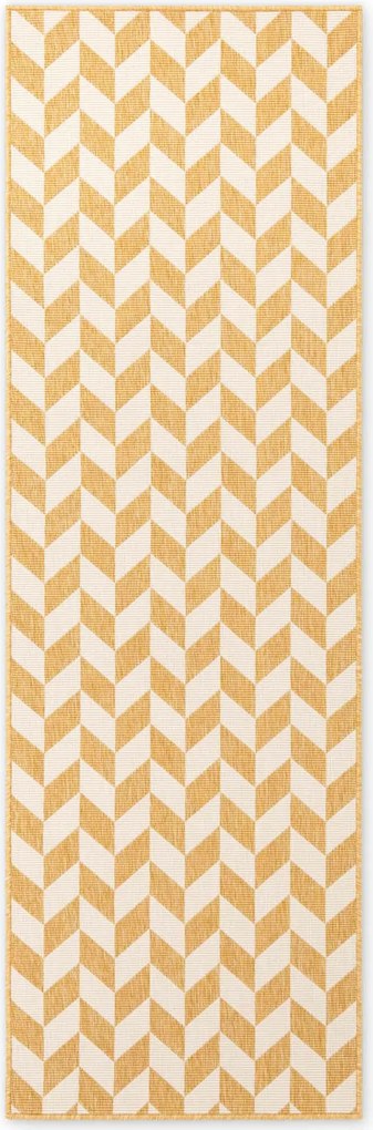 Ted Baker, Běhoun Ted Baker Haringey 106380 Yellow White, 80x200, žlutá, chodba / předsíň