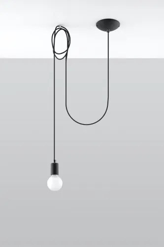 Lustr SOLLUX Edison 1 E27 1x60W bez zdroje SL.0369