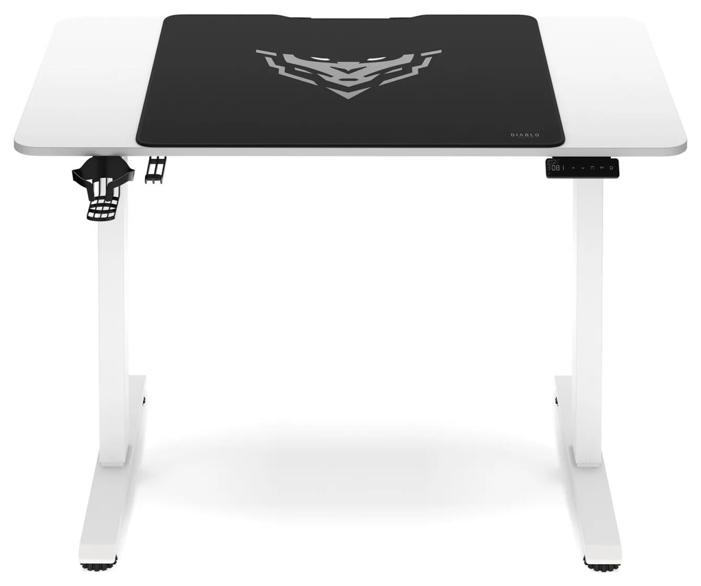 Výškově nastavitelný stůl 110 cm bílý: Diablo X-Tensio 1100