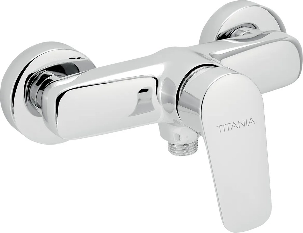 Novaservis Titania Pure - Sprchová nástěnná baterie bez příslušenství, 90361/1,0