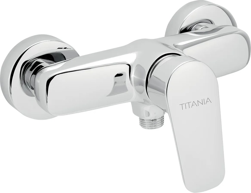 Novaservis Titania Pure - Sprchová nástěnná baterie bez příslušenství, 90361/1,0