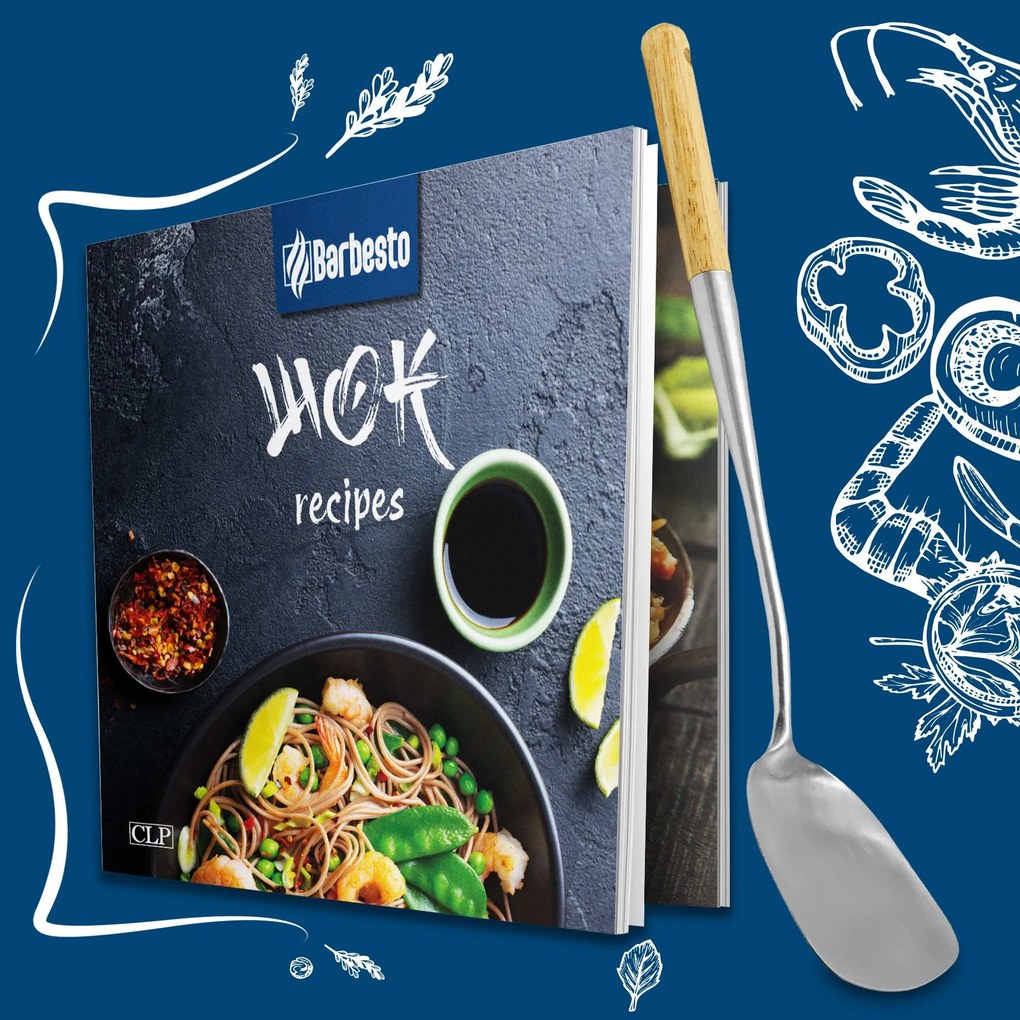 Wok sada Flach – přírodní