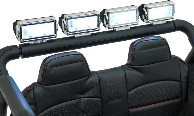 Elektrické autíčko Jeep BEAST 4x4 bílé