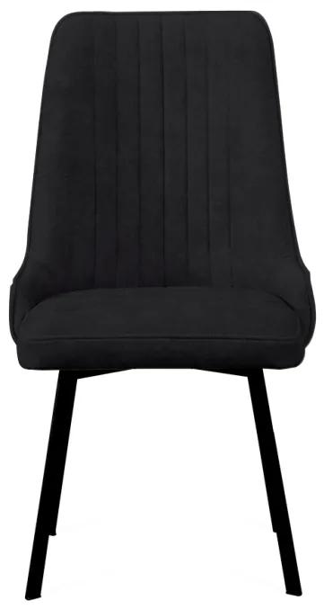 DOLMAR SEDAČKY Jídelní židle - KR-6, různé tkaniny a barvy na výběr Čalounění: šedá (Uttario Velvet 2974)