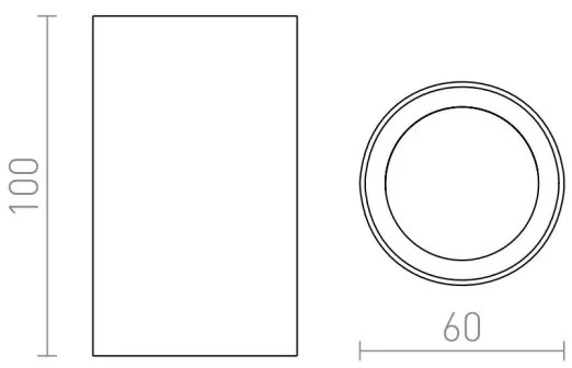 RED - Design Rendl - R12668 - Bodové svítidlo GAYA 1xGU10/35W/230V