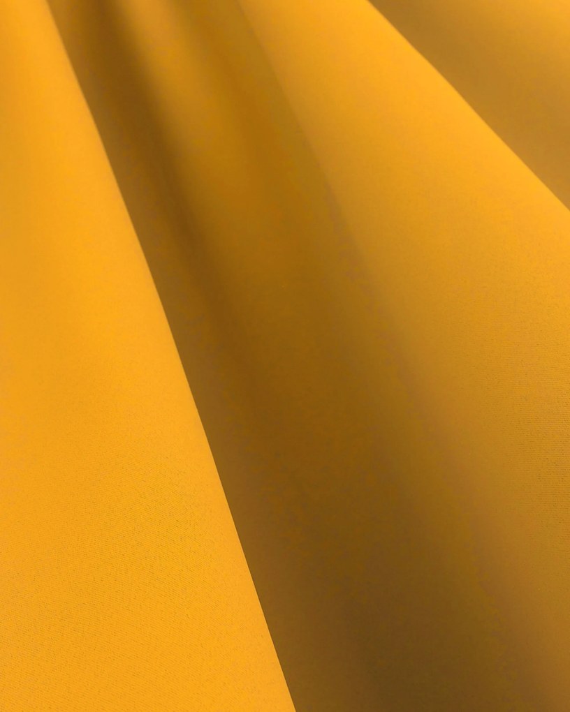 Zatemňovací závěs na řasicí pásce medově žlutý 140 x 280 cm 1 ks.