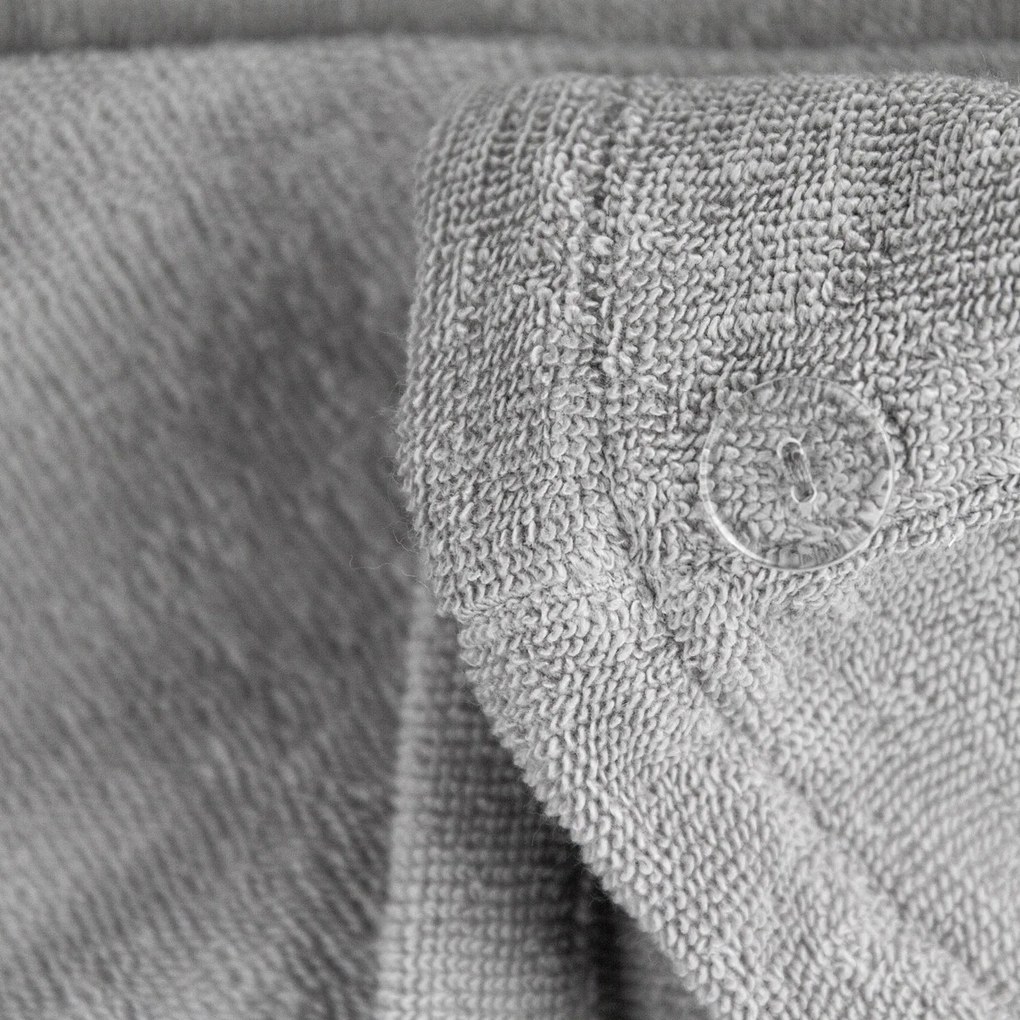 Bavlněný froté turban do sauny a wellness Comfort světle šedý