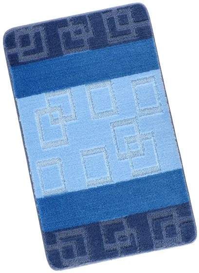 Bellatex koupelnová předložka BANY 60x100 cm Kostka modrá