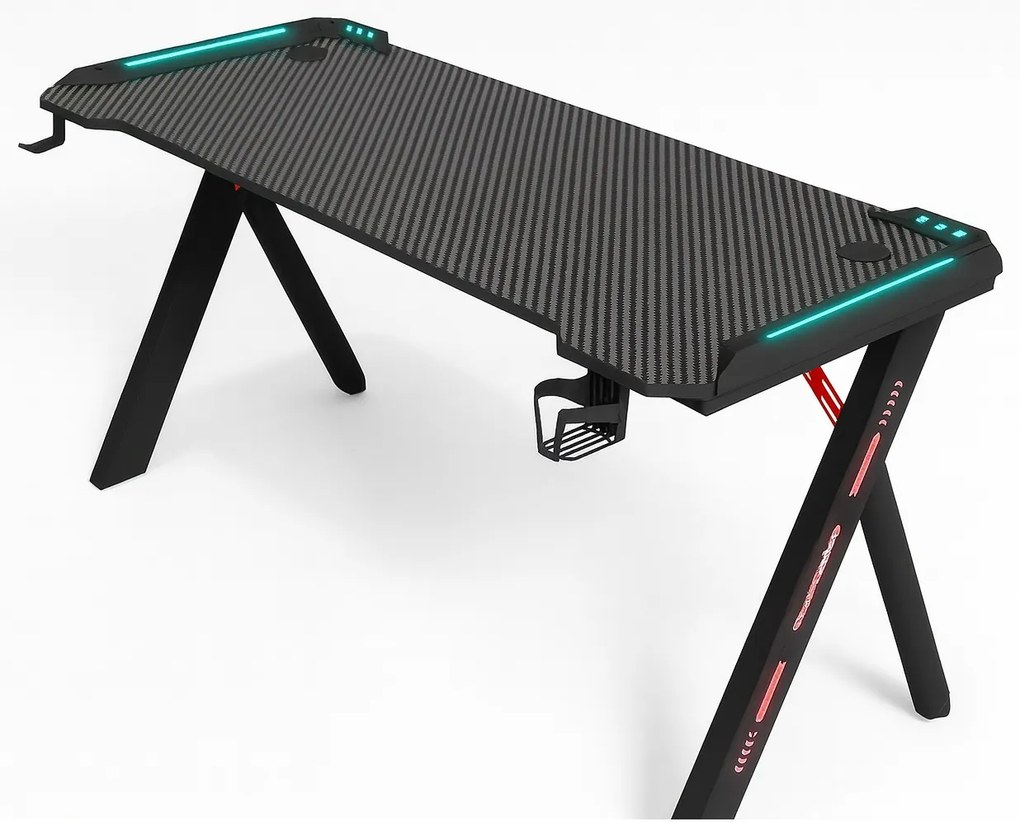 Herní stůl BG03 černý 120 cm