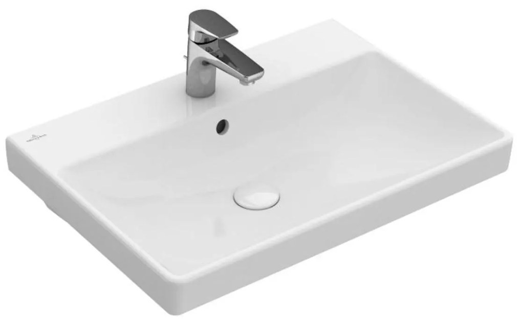 Umyvadlo Villeroy & Boch Avento 60x47 cm otvor pro baterii uprostřed 41586001