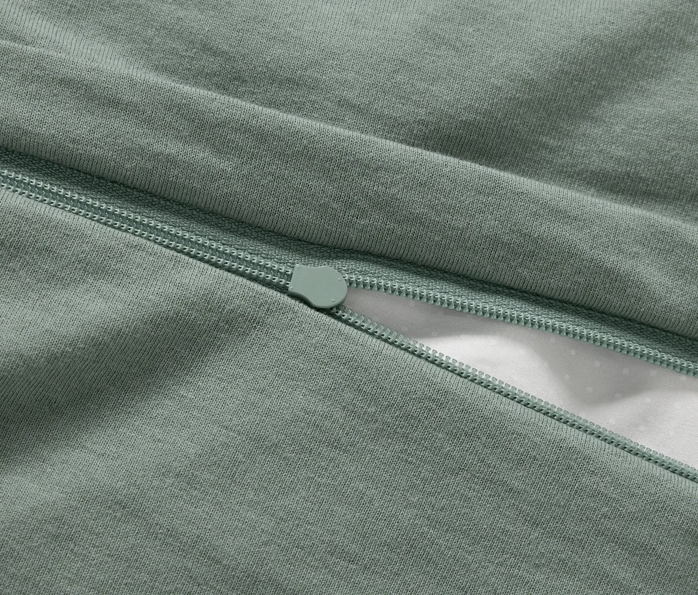 Tchibo - Žerzejové povlečení, zelená, standardní velikost