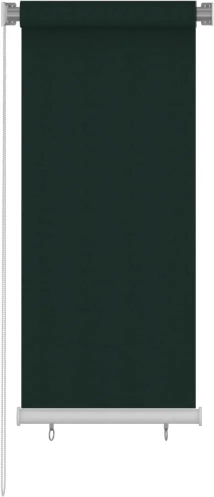 Venkovní roleta 65 (Š) x 140 (V) cm tmavě zelená HDPE 312809