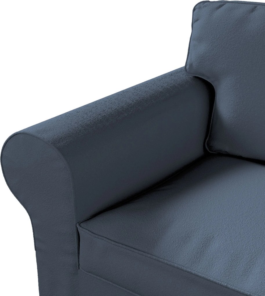 Potah na pohovku IKEA Ektorp 2-místná rozkládací NOVÝ MODEL 2012 barva modrá látka pletený vzor