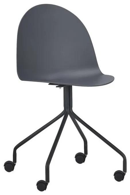 Tempo Kondela, s.r.o. Kancelářská židle, tmavě šedá / černá, BRUNA