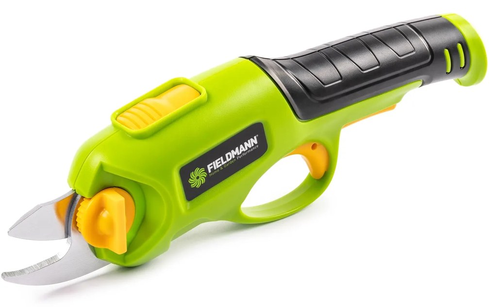Fieldmann FZN 4015-A AKU nůžky na větve 3,6 v / 1,5 h, Nabíjení pomocí USB-C, Max šířka řezu 10 mm, Hmotnost 0,6 kg, .