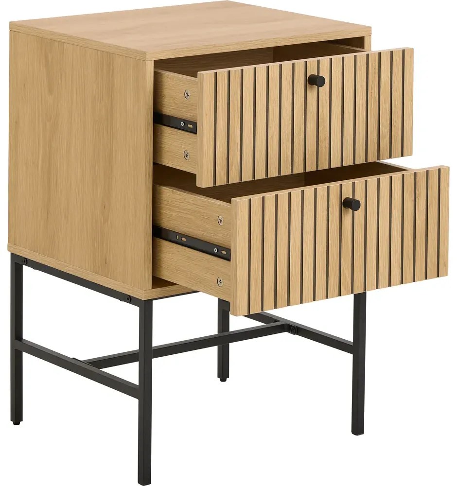 Noční stolek Albany 45 cm dub přírodní