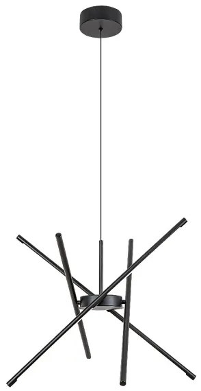 Rabalux 72338 - LED Lustr na lanku HENLI2 LED/40W/230V 3000K černá