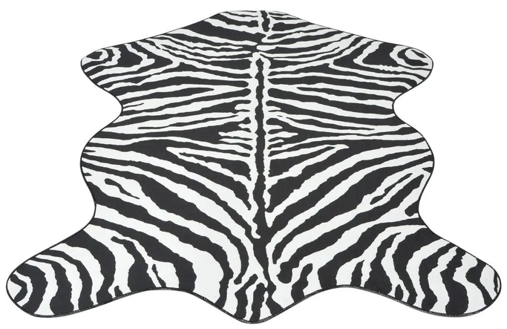 131919 vidaXL Tvarovaná rohož 70x110 cm potisk zebra