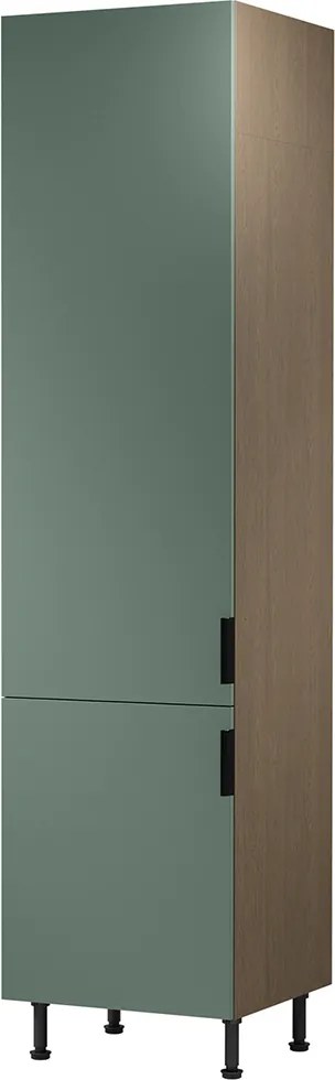 SORENTO bg | vysoká skříňka D60RWN potravinová s policemi | 60 cm | LEVÁ | baltic/zelená