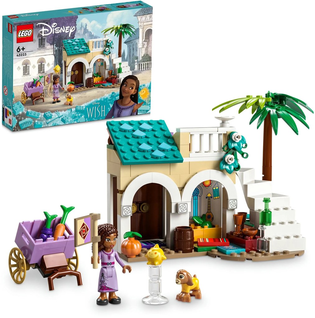Lego stavebnice lego disney princess 43223 asha ve městě rosas