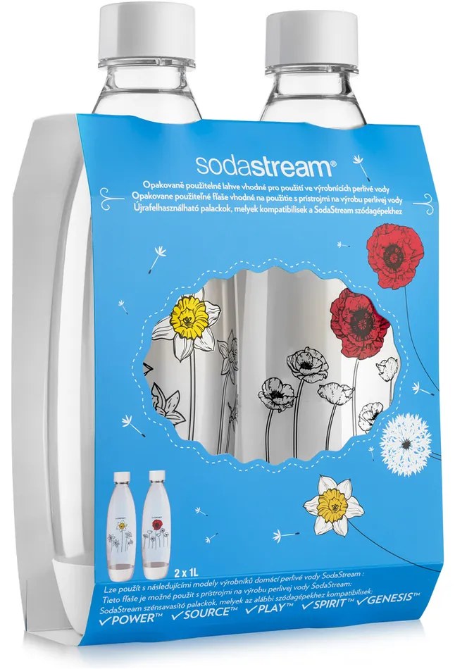 Sodastream Lahev FUSE 2 x 1l Květiny v zimě; 42003192