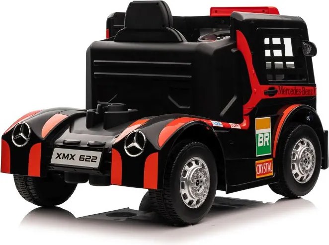 LEAN CARS Elektrické autíčko Mercedes XMX622, LED světla, dálkové ovládání, červené