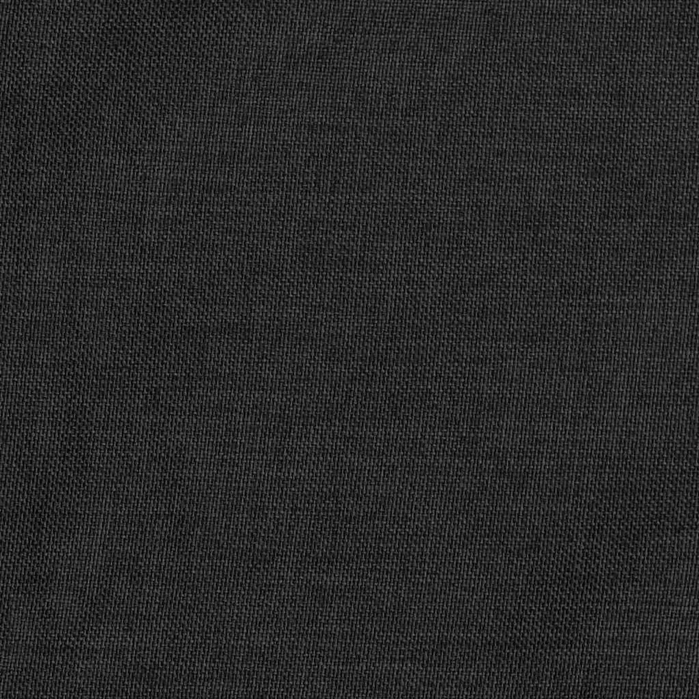 Zatemňovací závěs s háčky vzhled lnu antracitový 290 x 245 cm 321167