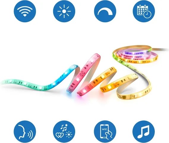 Philips - LED RGBIC Stmívat. pásek SMART STRIP 10m LED/43W/230V 2700/6500K Wi-Fi