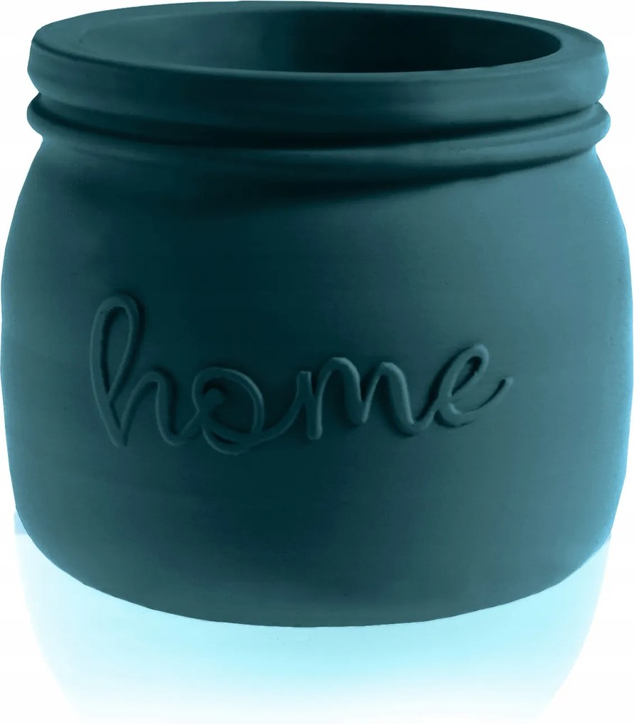 Květináč Home Dark Turquoise Poli 11 cm Květináč