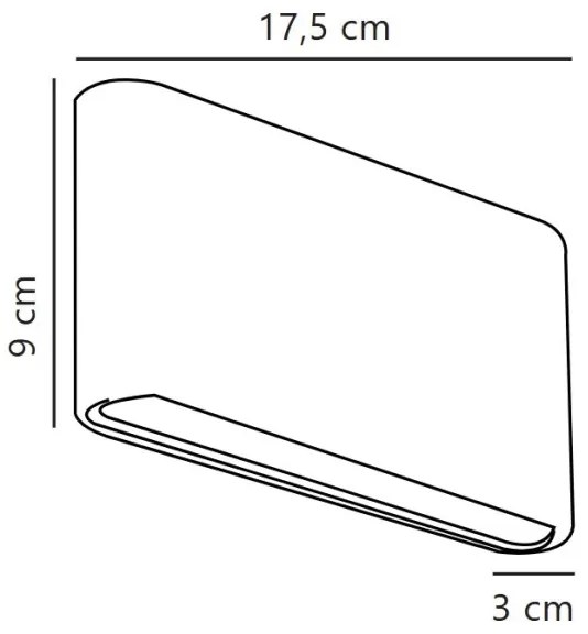 Nordlux - LED Venkovní nástěnné svítidlo KINVER LED/8,5W/230V IP54 bílá