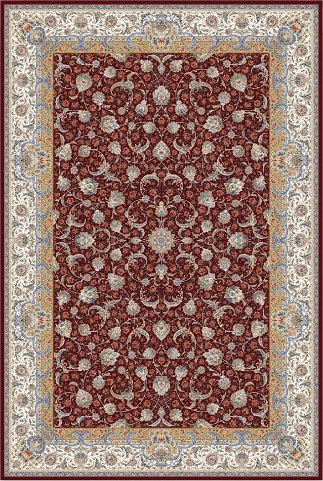BE Koberec Sultan 1200 Red - červený obdélníkový Rozměr: 150x225 cm