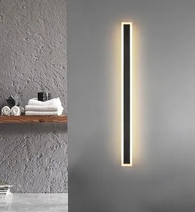 Bar-Uno Led nástěnné svítidlo 80 cm, 31 W, černé