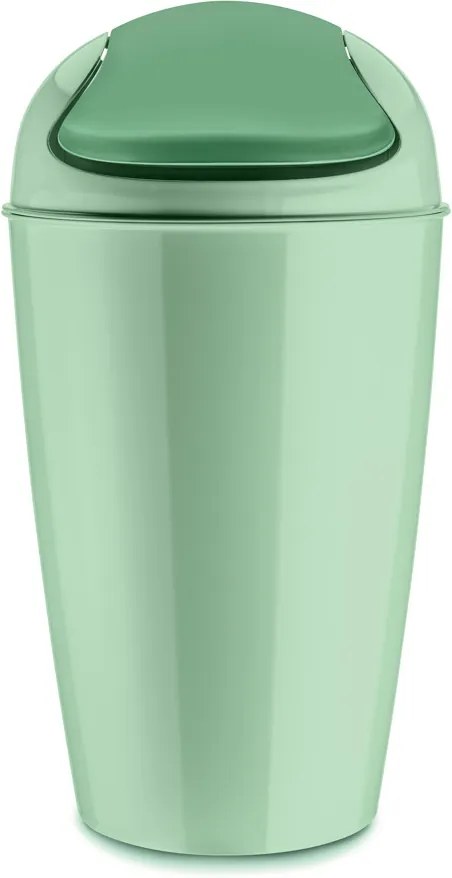 Kancelářský odpadkový koš DEL XL, 30 l - barva mentolová, KOZIOL