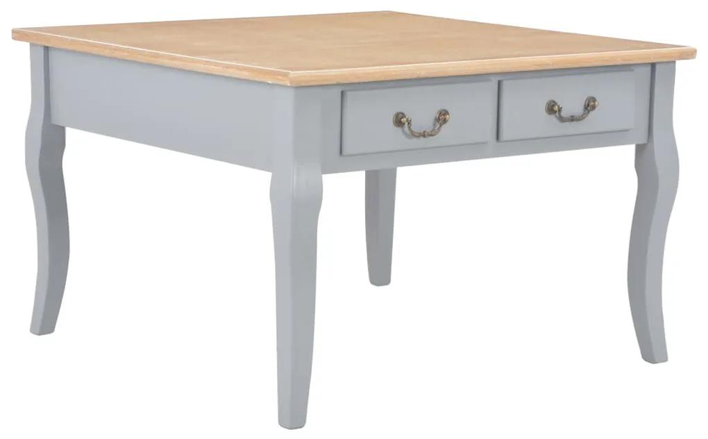Konferenční stolek - dřevo - hnědo-šedý | 80x80x50 cm