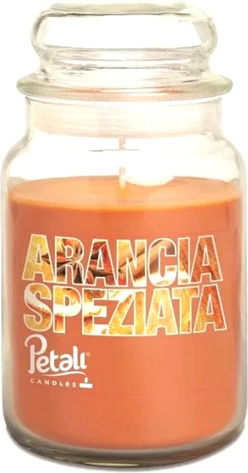PETALI vonná svíčka ve skle Orange & Cinnamon - hoření 100h