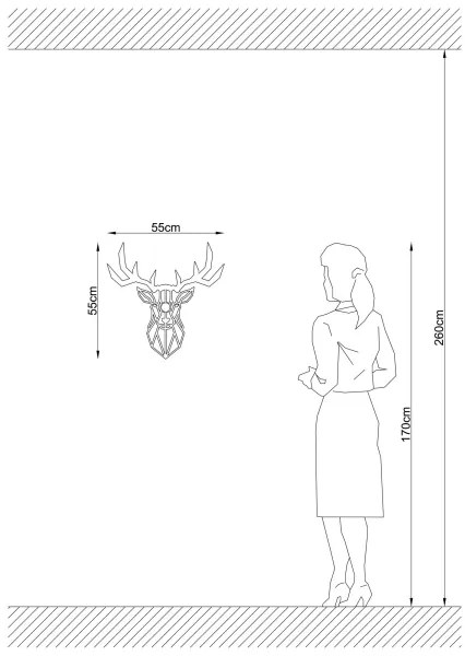 Nástěnné svítidlo 1xE27/100W/230V