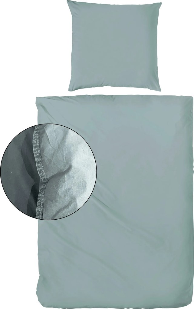 XXXLutz POVLEČENÍ, renforcé, zelená, 135/200 cm - Online Only povlečení - 005695000407