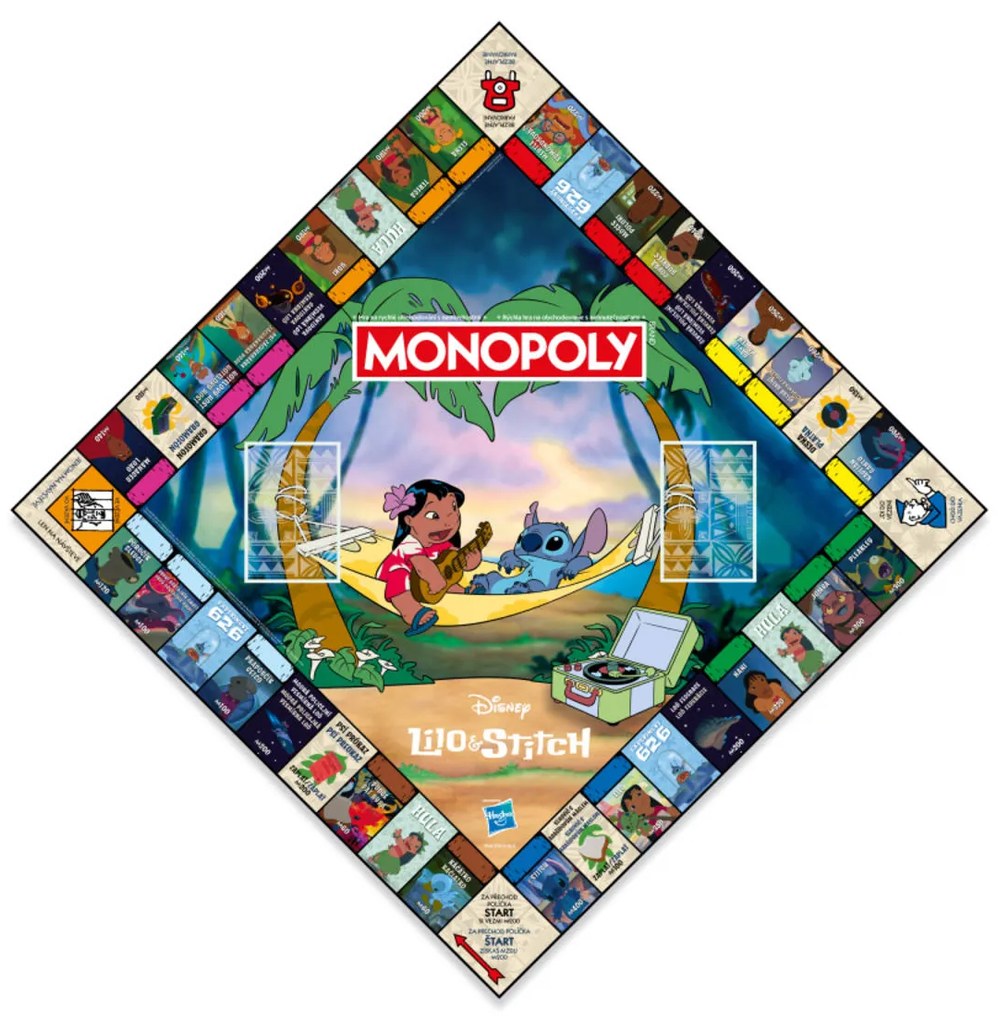 HASBRO Hra MONOPOLY Lilo a Stitch *SPOLEČENSKÉ HRY* wm02869