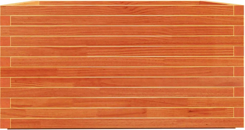 Zahradní truhlík voskově hnědý 90x90x49,5 cm masivní borovice 3282536