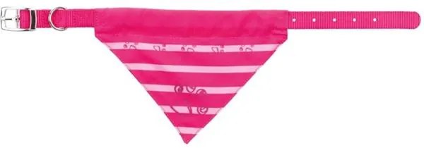 Obojek nylonový se šátkem XS 19-24cm/10mm růžový