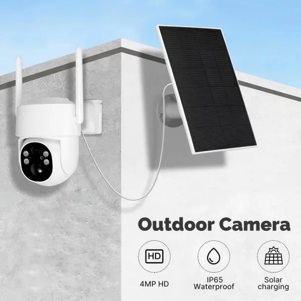 Immax NEO 07820L - Chytrá venkovní solární kamera se senzorem 6000 mAh IP65