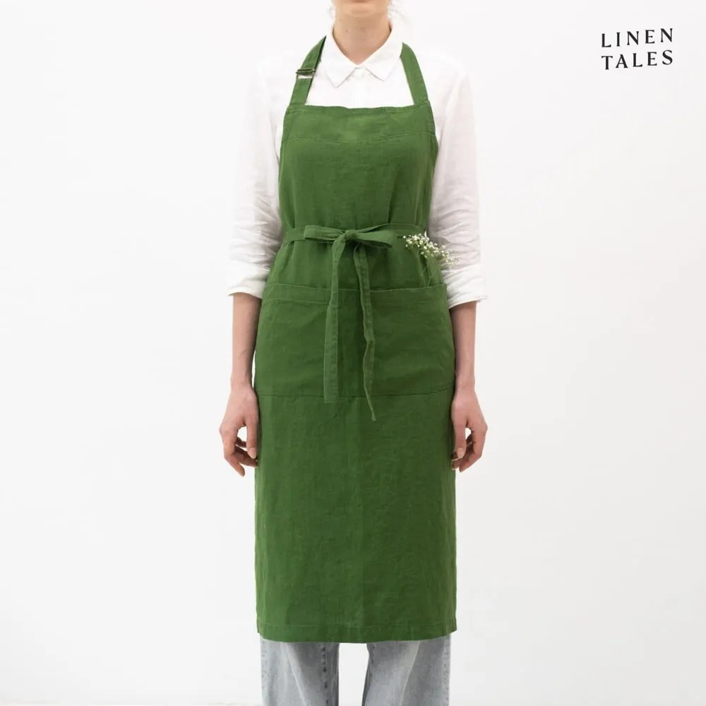 Lněná zástěra True Green – Linen Tales