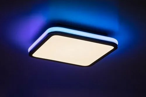 Rabalux 71399 funkční stropní LED svítidlo Serkan 43W, černá/bílá