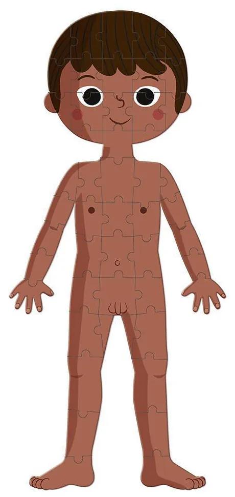 Janod Vzdělávací puzzle Lidské tělo