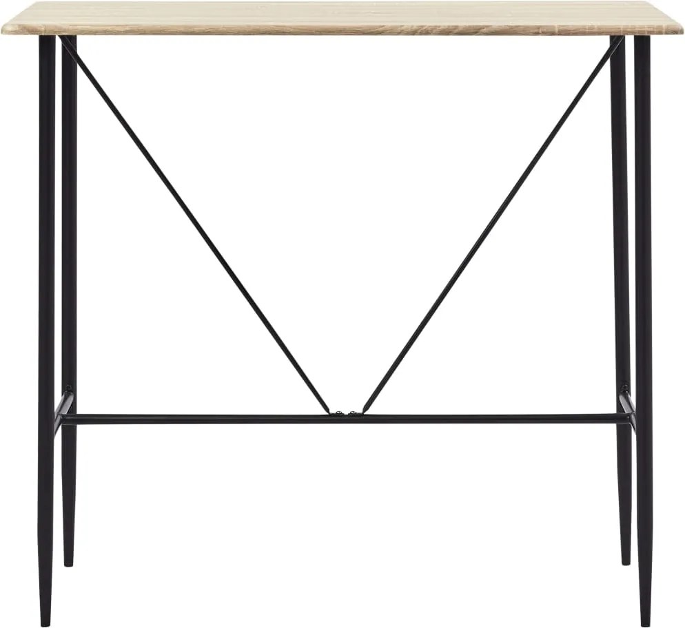 Barový stůl Covello - MDF - 120x60x110 cm | dub