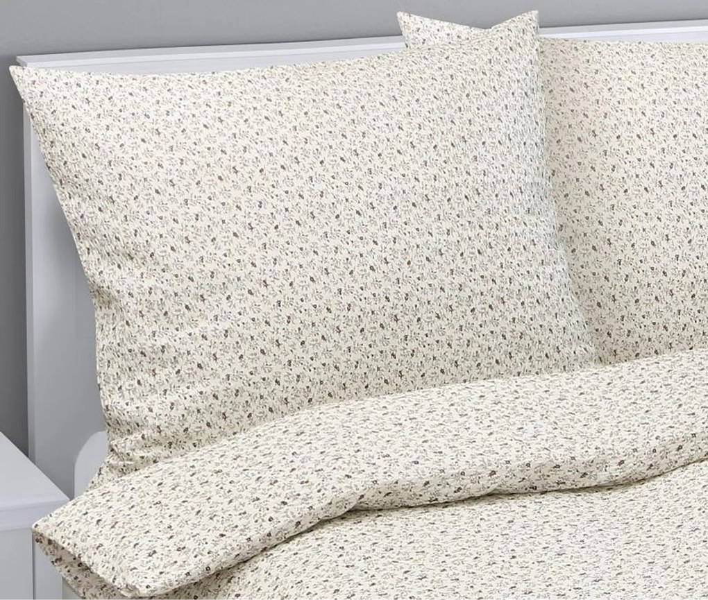 Povlečení krepové Béžová 80/432 - 140x200, 70x90 cm