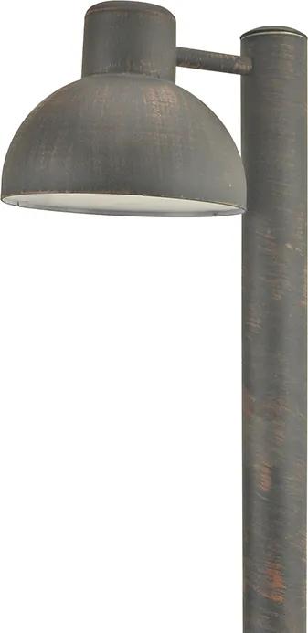 Venkovní stojací lampa Bero Rust IP44